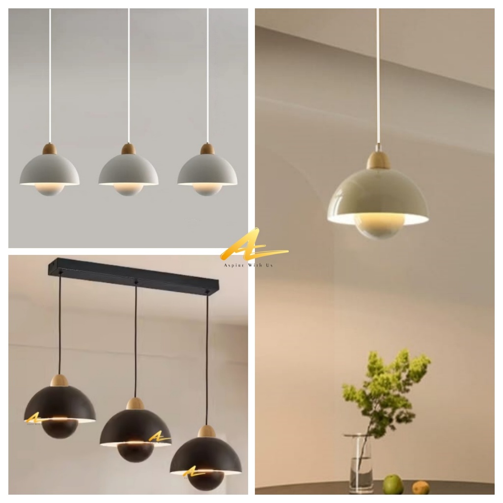 Pendant Light Hanging Light LED Bulb E27 Holder Dining Island Bedside ...