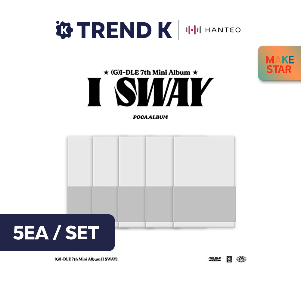 (G)I-DLE - 7th Mini Album [I SWAY] (POCAALBUM Ver. / SET) | Shopee ...