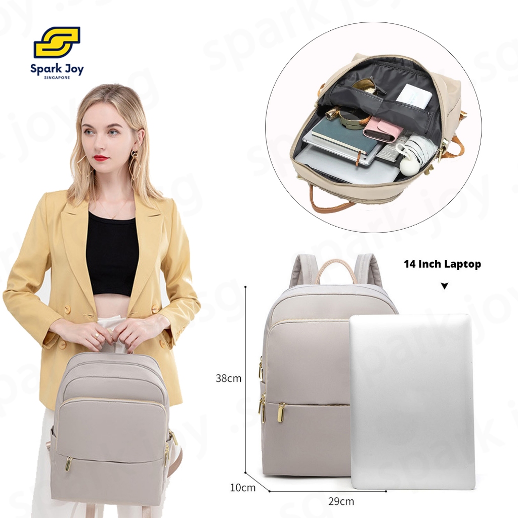 【SG】Fashion Office Lady Bag School Bag Waterproof Nylon 14 inch Laptop ...
