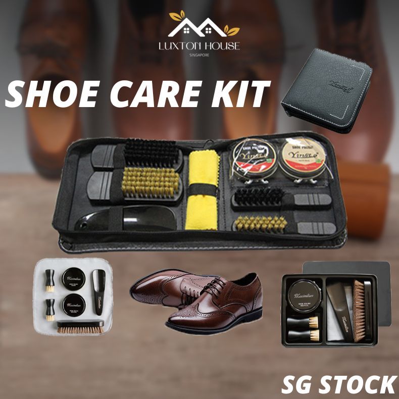 {SG} Leather Shoe Polish Leather Shoe Cleaner Shoe Care Kit Shoe ...