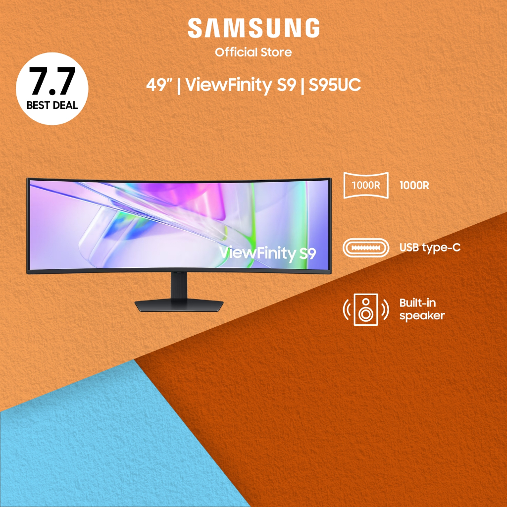 Samsung 49” ViewFinity S9 S95UC Dual QHD Monitor / LS49C950UAEXXS ...