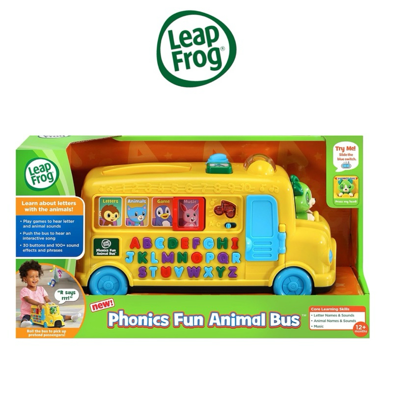LeapFrog Alphabet Phonics Bus | Shopee Singapore