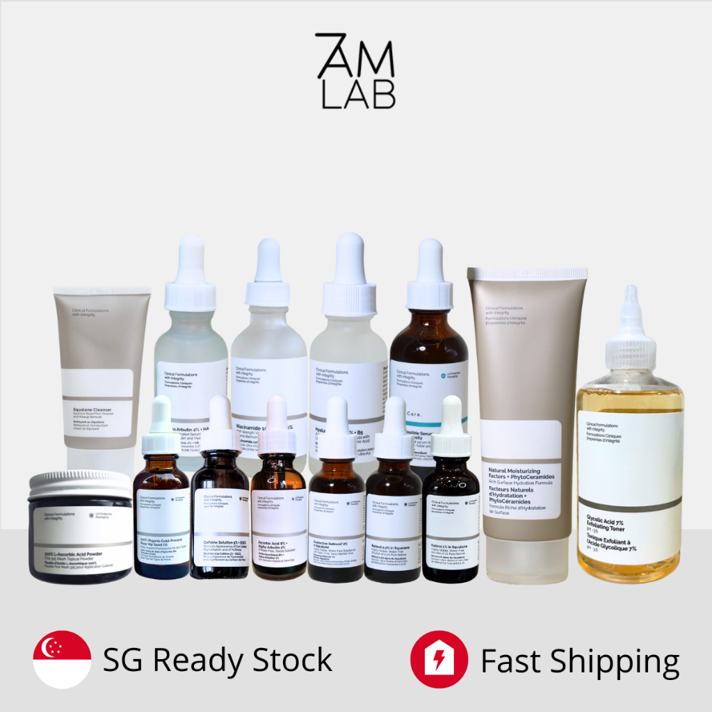 (SG Stock) The Ordinary Glycolic, Niacinamide, Hyaluronic Acid, Alpha ...