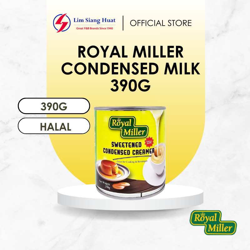 Royal Miller Condensed Milk 390g | Shopee Singapore