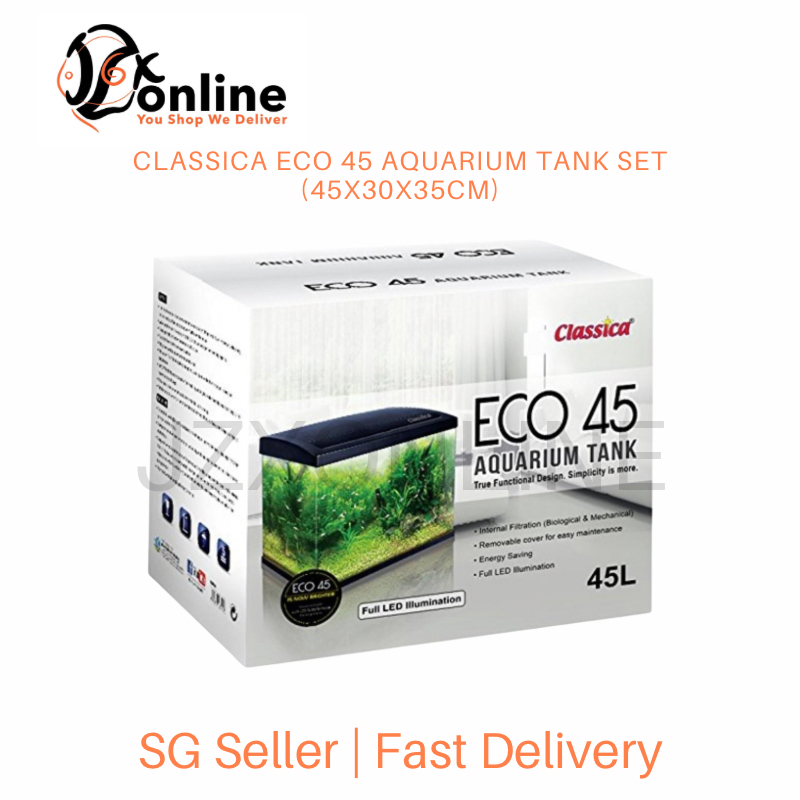 ECO 45 AQUARIUM TANK (45 x 30 x 35cm) | Shopee Singapore