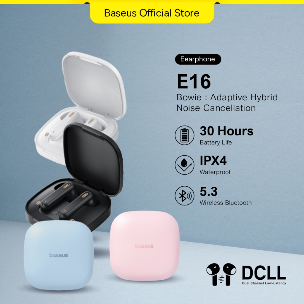Baseus TWS E16 Wireless Earphones Bluetooth Hearphones Sport Earbuds ...