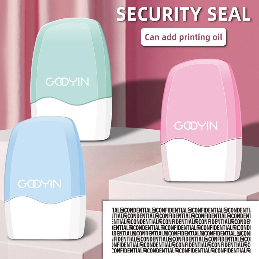 Confidential Stamp Code Eliminators Security Erase Roller Self-Inking ...