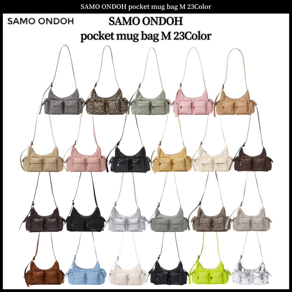 SAMO ONDOH pocket mug bag M 29Color 100% genuine | Shopee Singapore