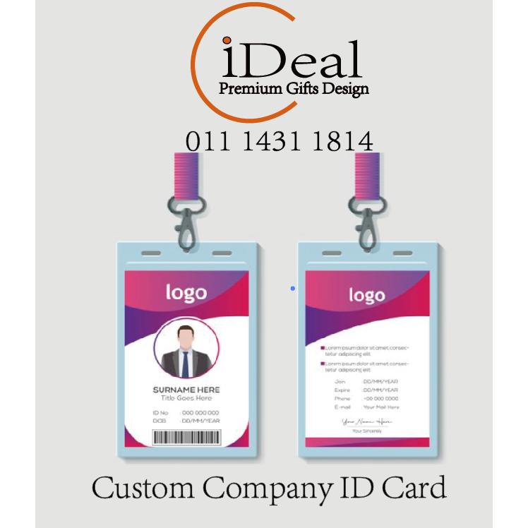 Office Id Card Custom Office Id Card Design Custom Company Employee ID ...