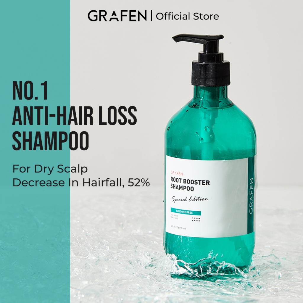 [GRAFEN] Root Booster Shampoo 500ml [No.1 Anti-Hair Loss Shampoo, 22 ...
