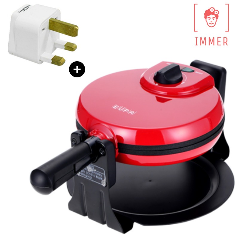 EUPA Korea Waffle Maker EKW-915WS 180 swivel handle Non-stick coating Includes adapter | Shopee ...
