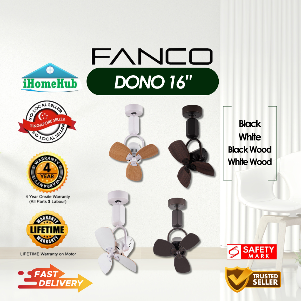 FANCO DONO 16" Corner/Wall Fan (4 Years Warranty) | Shopee Singapore