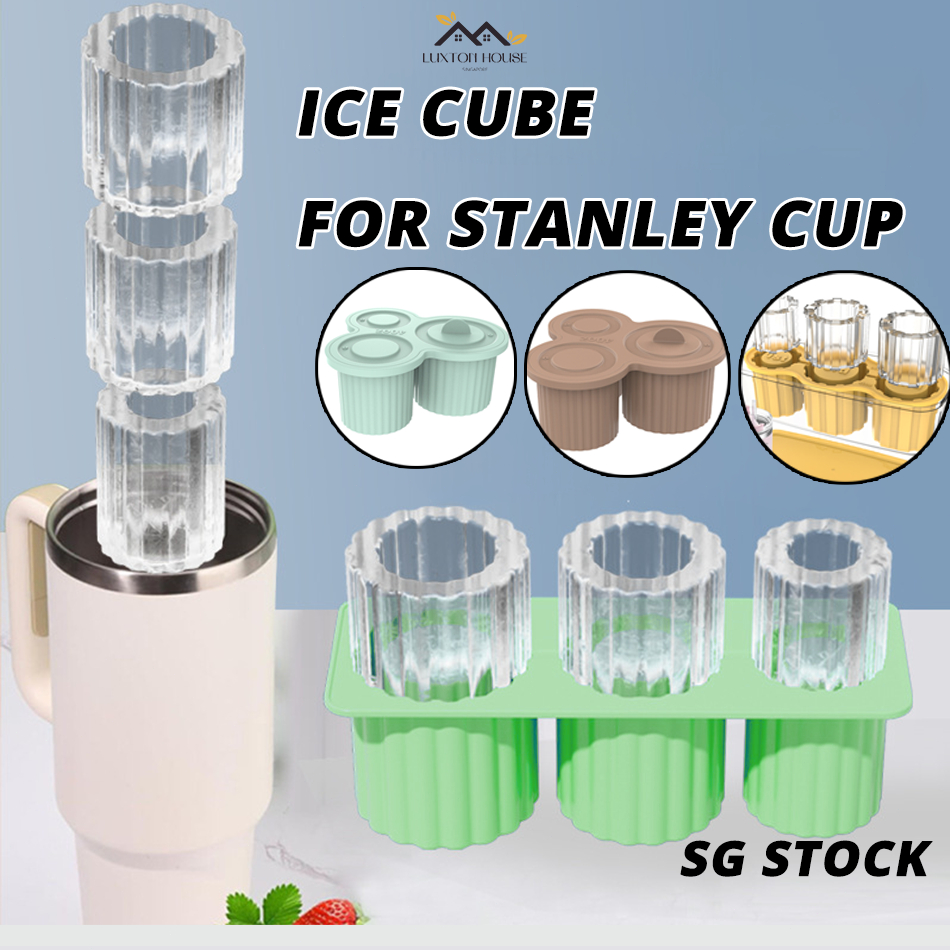 {SG} Ice Cube Tray with Storage 40/30/20oz Ice Cube Maker Tray Ice Mold ...