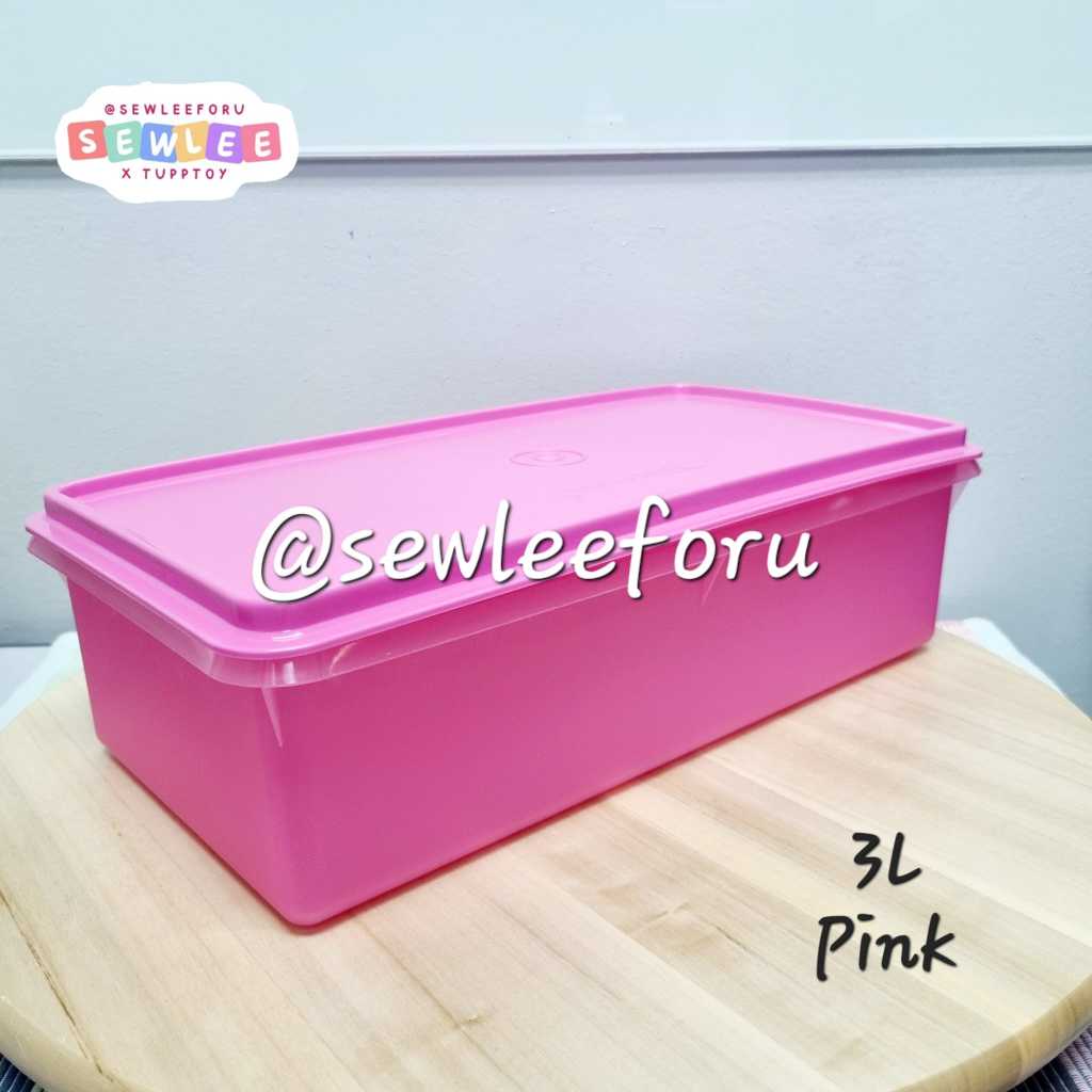 Tupperware Party Keeper 3L (Pink/Purple) | Shopee Singapore