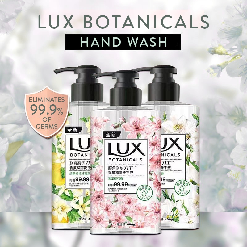 Lux Botanicals Hand Wash | Eliminates 99.9% Bacteria Germs Fungi Yeast ...