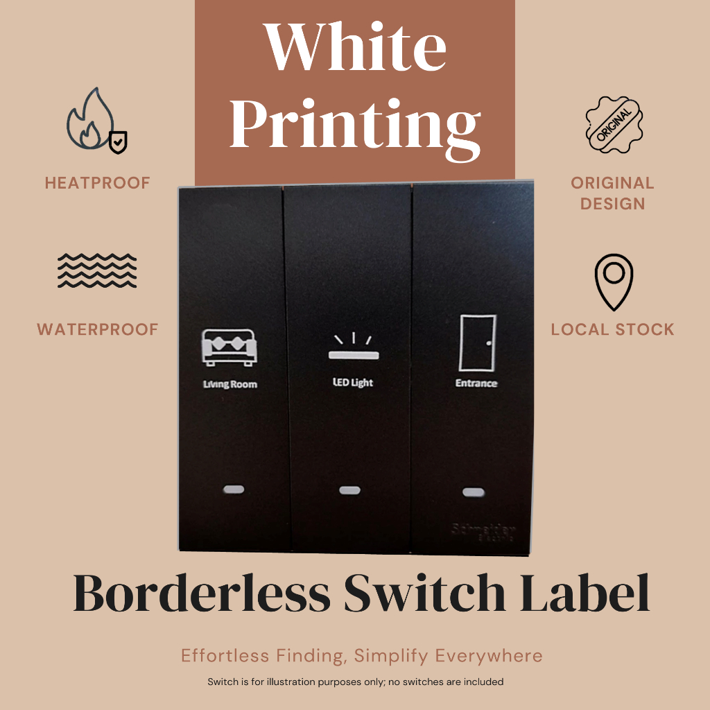 [SG Local] Borderless UV Switch Label Stickers | Decal | Waterproof ...
