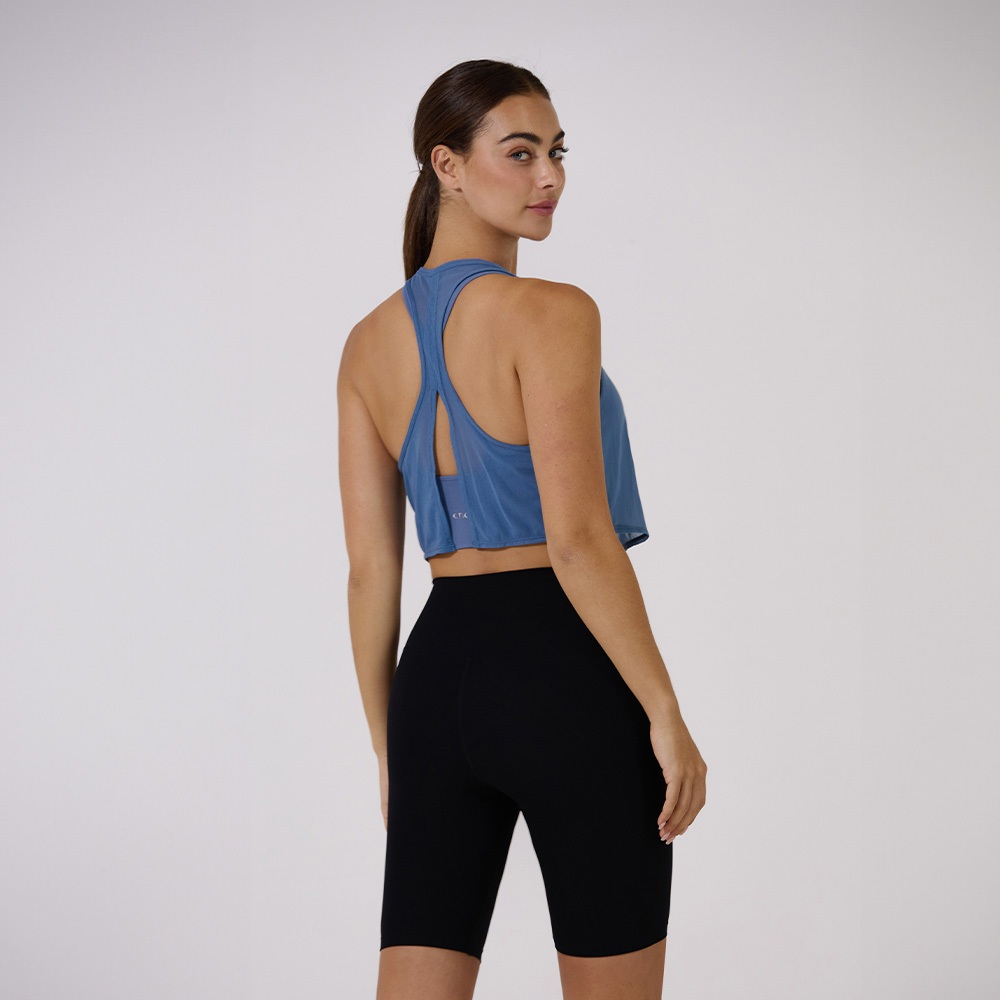 andar Airywin Mesh Layered Longline Bra | Shopee Singapore