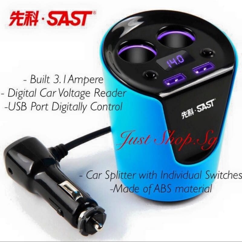 Capsize Digital Car Voltage Reader USB splitter | Shopee Singapore