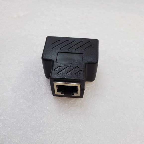 One RJ45 Female Input to 2 RJ45 Female Output/ RJ45 Splitter ( Ethernet ...