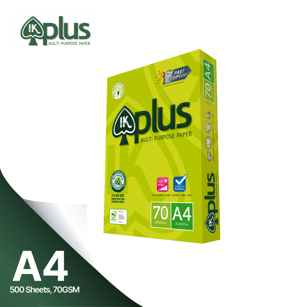IK Plus / IK Signature / IK Eco Copier Paper 500 sheets per ream A4 | Shopee Singapore