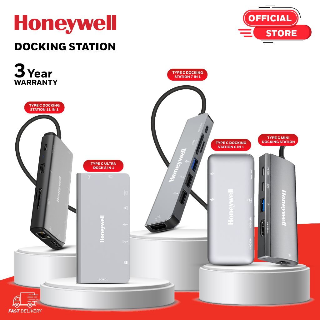 Honeywell Type C Docking Station 5/6/7/8 /11-in-1 Docking Station for ...