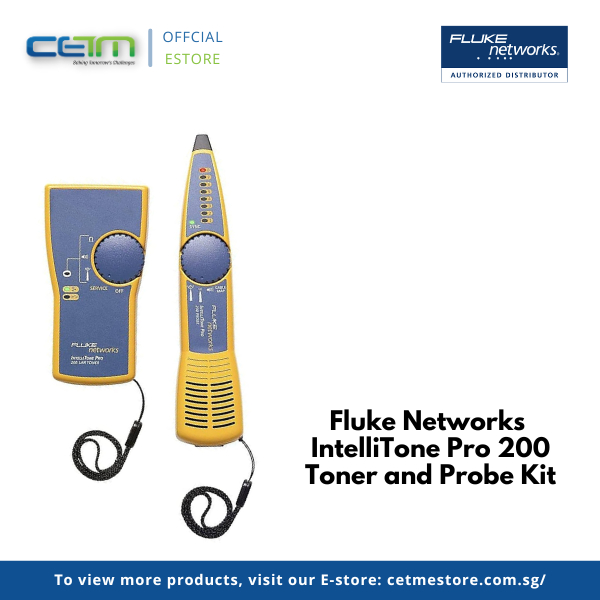 Fluke Networks IntelliTone Pro 200 Toner and Probe Kit | Shopee Singapore