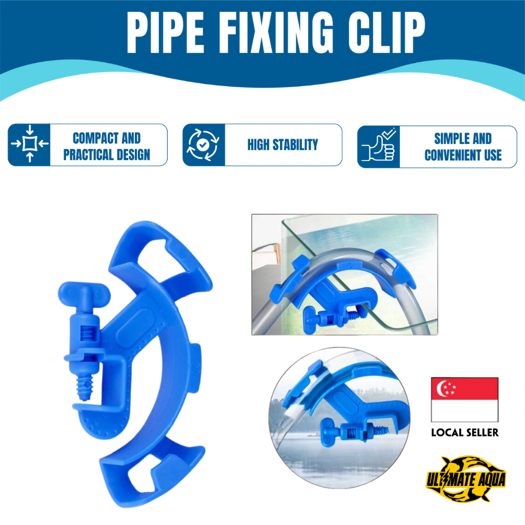 YEE Aquarium Water Pipe Clip, Fixing Clamp, Helps To Stabilize The ...