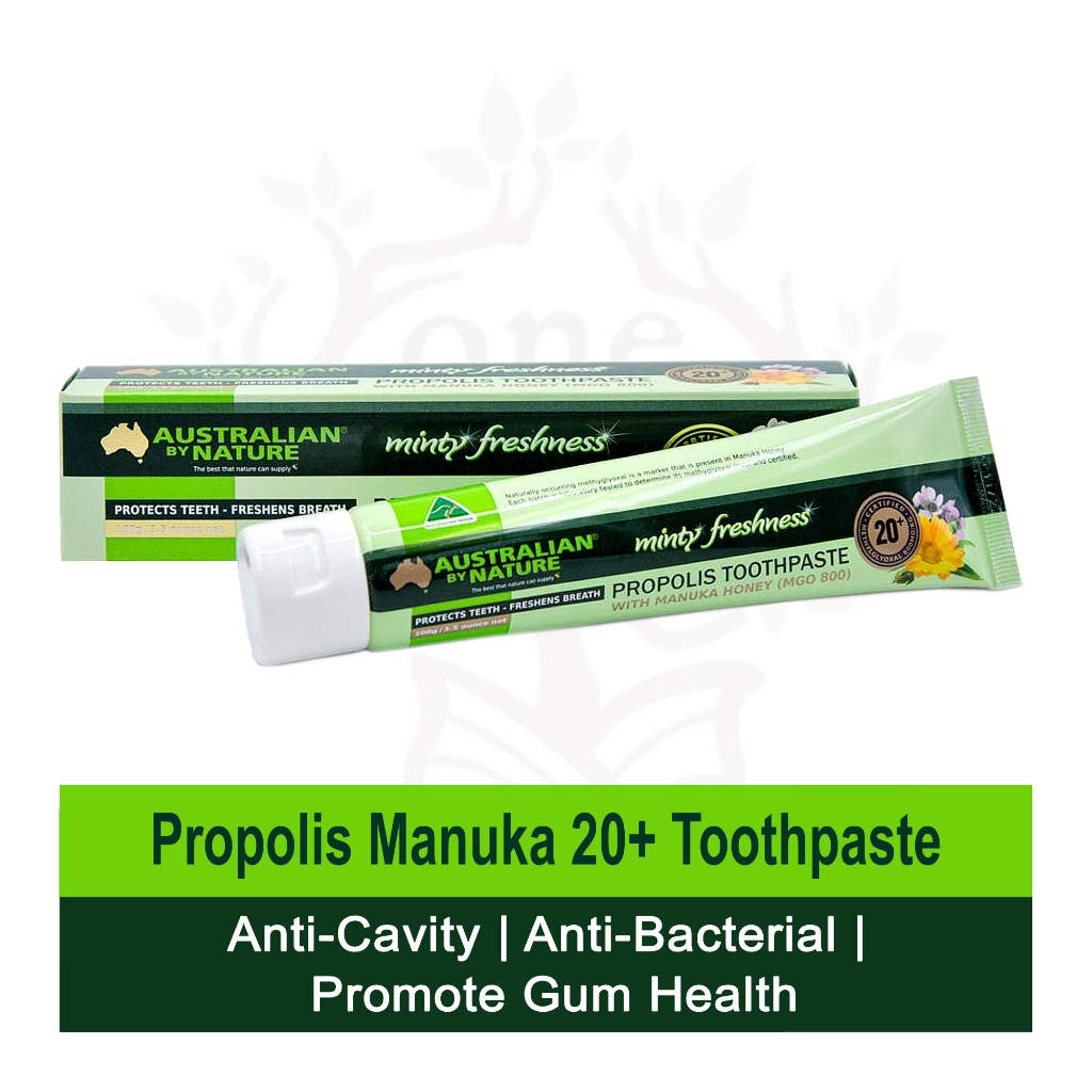 Australian By Nature Propolis Manuka 20+ Toothpaste 100g | Shopee Singapore