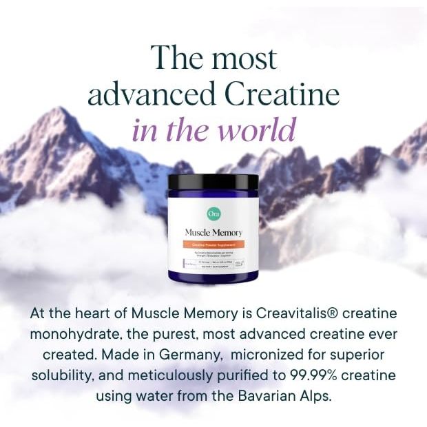 Ora Organic Muscle Memory Creatine Monohydrate Powder Acai Berry 246g ...