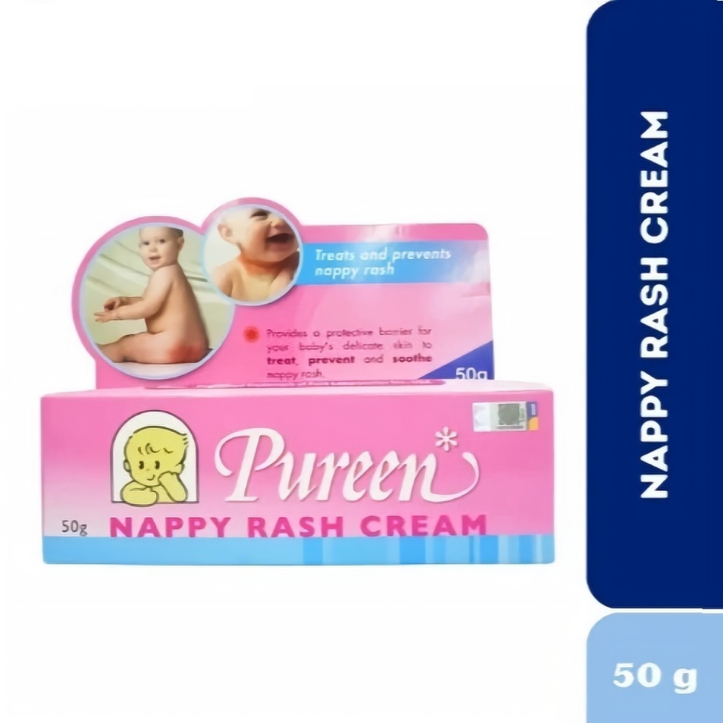 Pureen Baby Nappy Rash Cream 50g Prevent Nappy Rashes Bepanthen Baby ...
