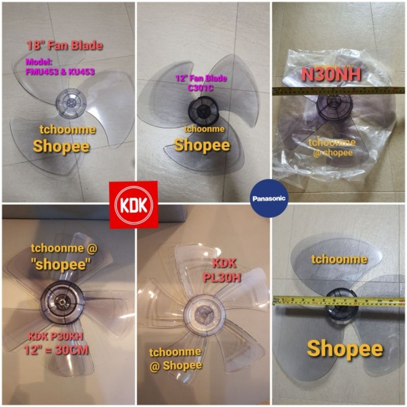 Original KDK Fan Blade 16" or 18"or 12" | Shopee Singapore