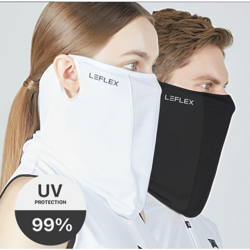 LeFlex UV Protection Golf Mask Face Sunshade Women Men Cool Premium ...