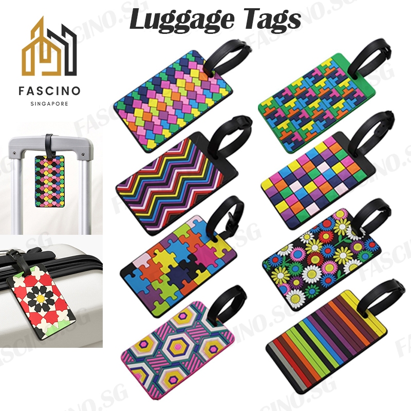 【SG】Travel Luggage Tag Suitcase Labels ID Tags Business Card Holder ...