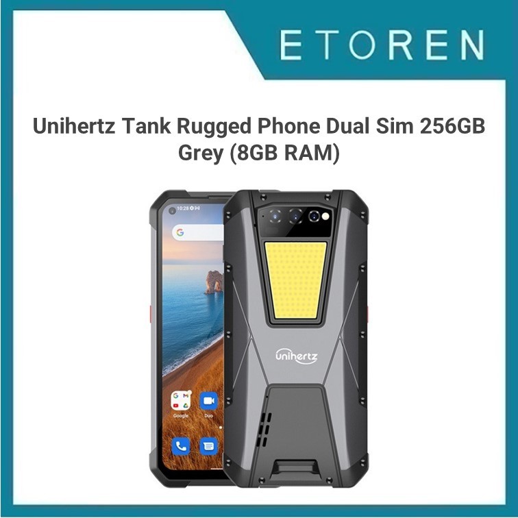 Unihertz Tank Rugged Phone Dual Sim 256GB Grey (8GB RAM) | Shopee Singapore