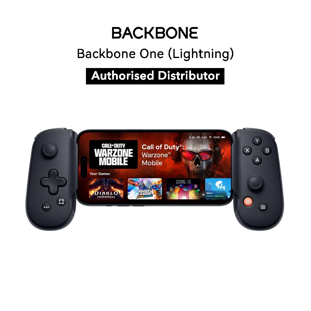 BACKBONE One (Lightning) Mobile Gaming Controller for iPhone 14 & Older ...