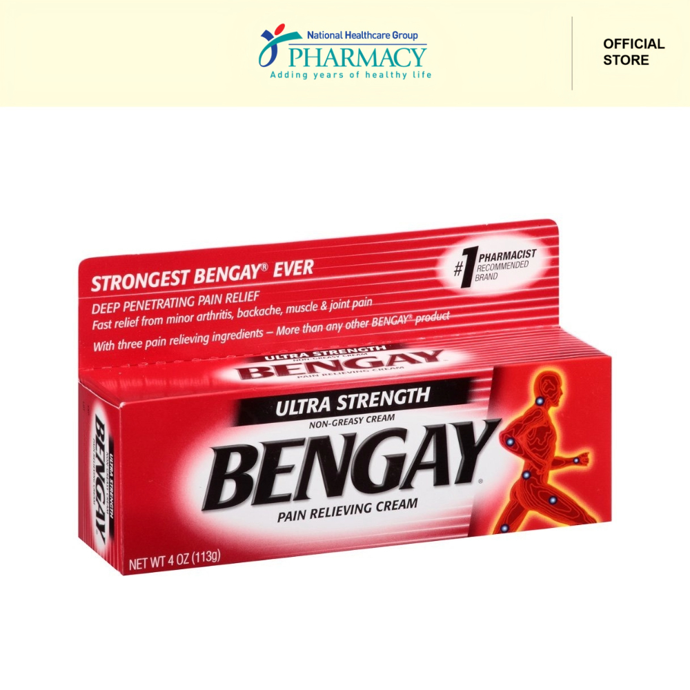 Bengay Cream Ultra Strength 113g | Shopee Singapore