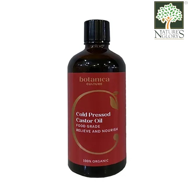 Botanica Culture Organic Cold Pressed Castor Oil (100ml) USDA organic ...