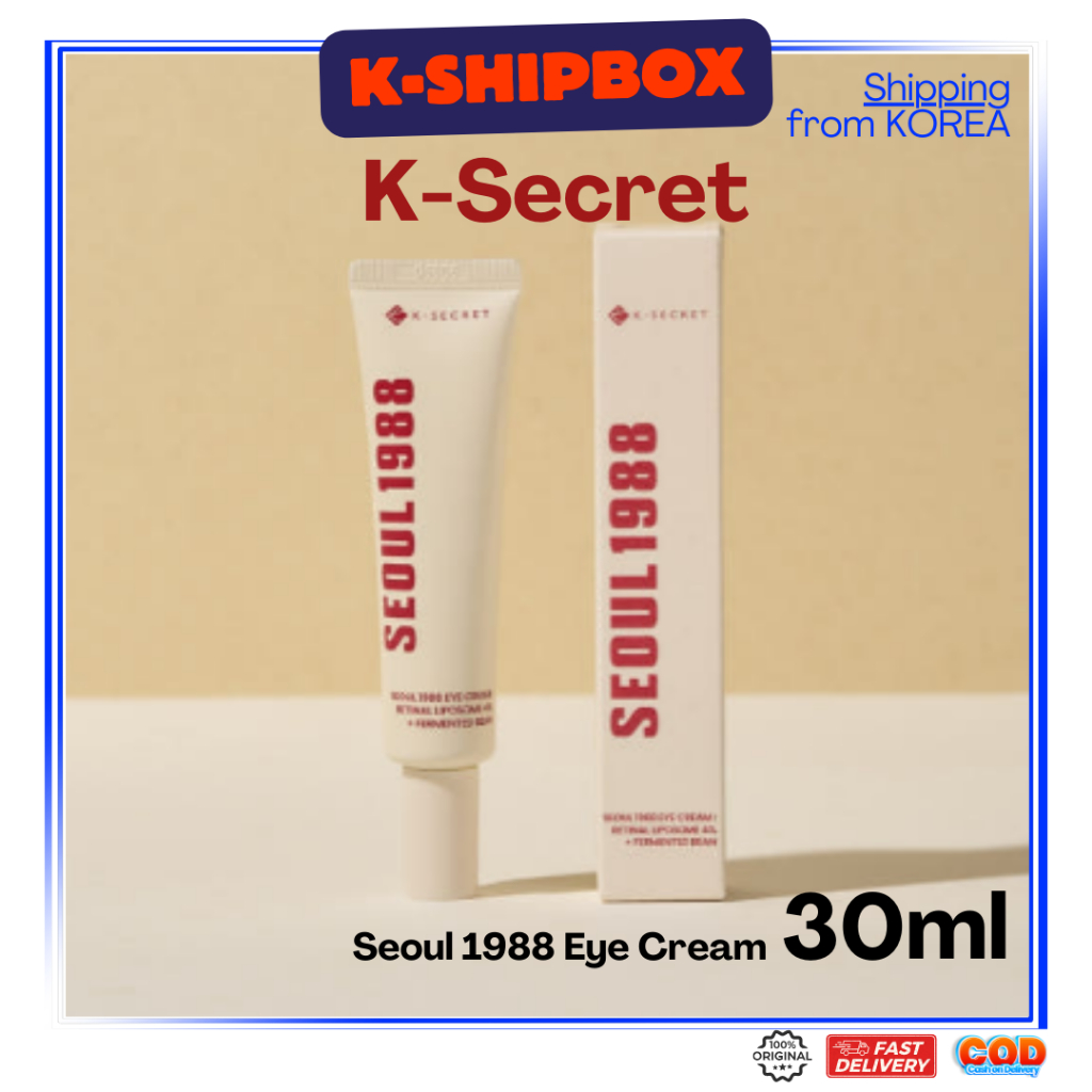 KSECRET SEOUL 1988 Eye Cream 30ml: Retinal Liposome 4% + Fermented Bean ...