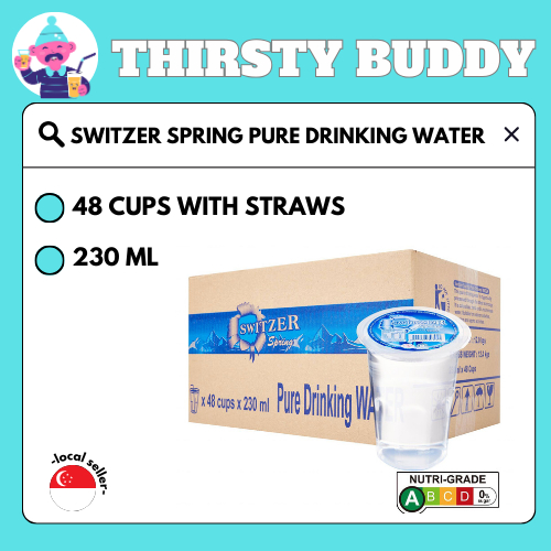 [Bulk | Wholesale Price!]Switzer Spring Pure Drinking Water Cups (230ml ...