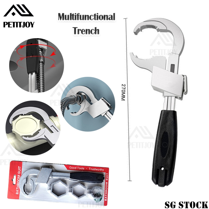 【SG】Universal Adjustable Double-ended Wrench Multifunctional Adjustable ...