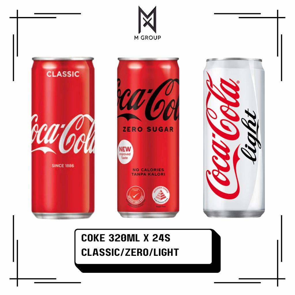 Coke Classic/Original/Zero/Light 320ml | Shopee Singapore