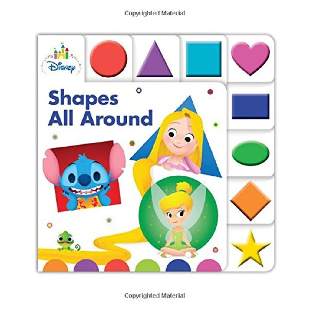 Disney Baby Shapes All Around By: Disney Book Group | Shopee Singapore