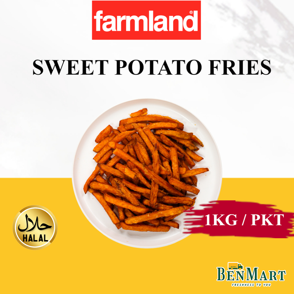 [BenMart Frozen] Farmland Sweet Potato Fries 1kg - Halal | Shopee Singapore