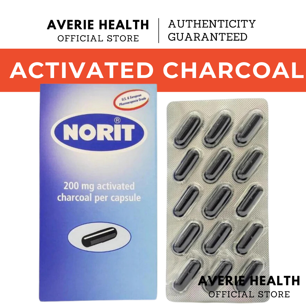 Norit Activated Charcoal Capsules 200mg 30s | Activated Carbon For ...