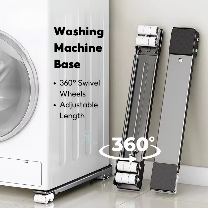 🇸🇬Ready Stock Washing Machine Base Washer Dolly With Wheels Fridge ...