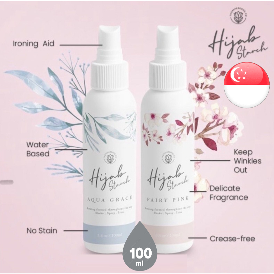 HIJAB / TUDUNG SPRAY STARCH AWNING STIFFENERS TUDUNG 100ML | Shopee ...