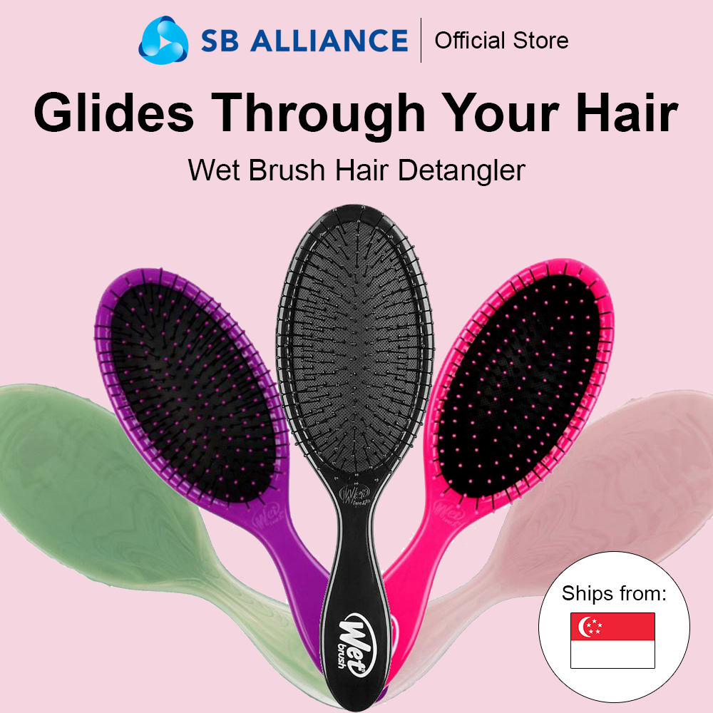 Wet Brush Original Hair Detangler (No Tangles, No Tugging, No Pain ...
