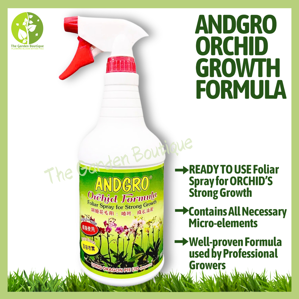 [Local Seller] ANDGRO Foliar Spray for Strong Growth Orchid Formula 1 ...