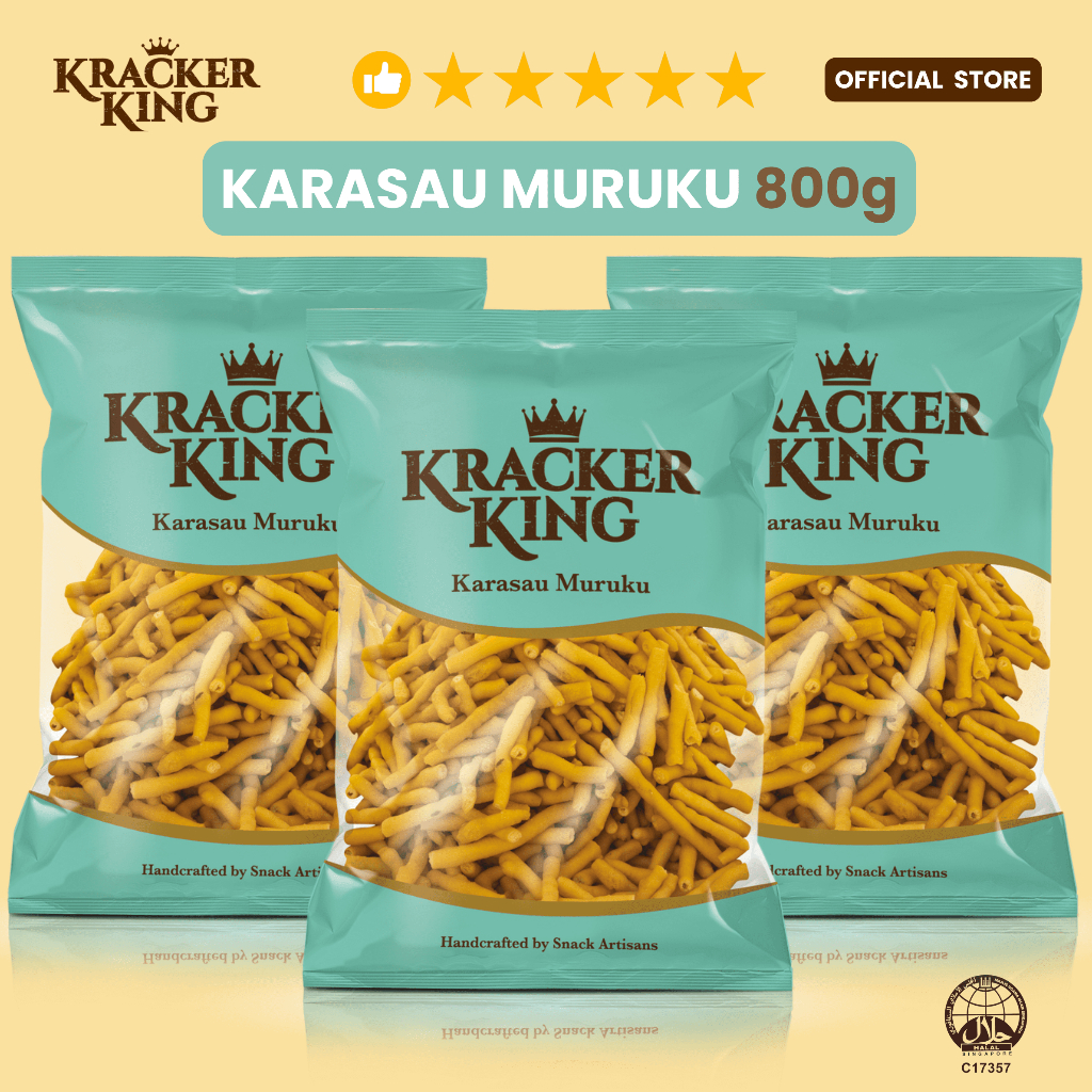 KrackerKing Karasau Muruku (Murukku) 800g | Shopee Singapore