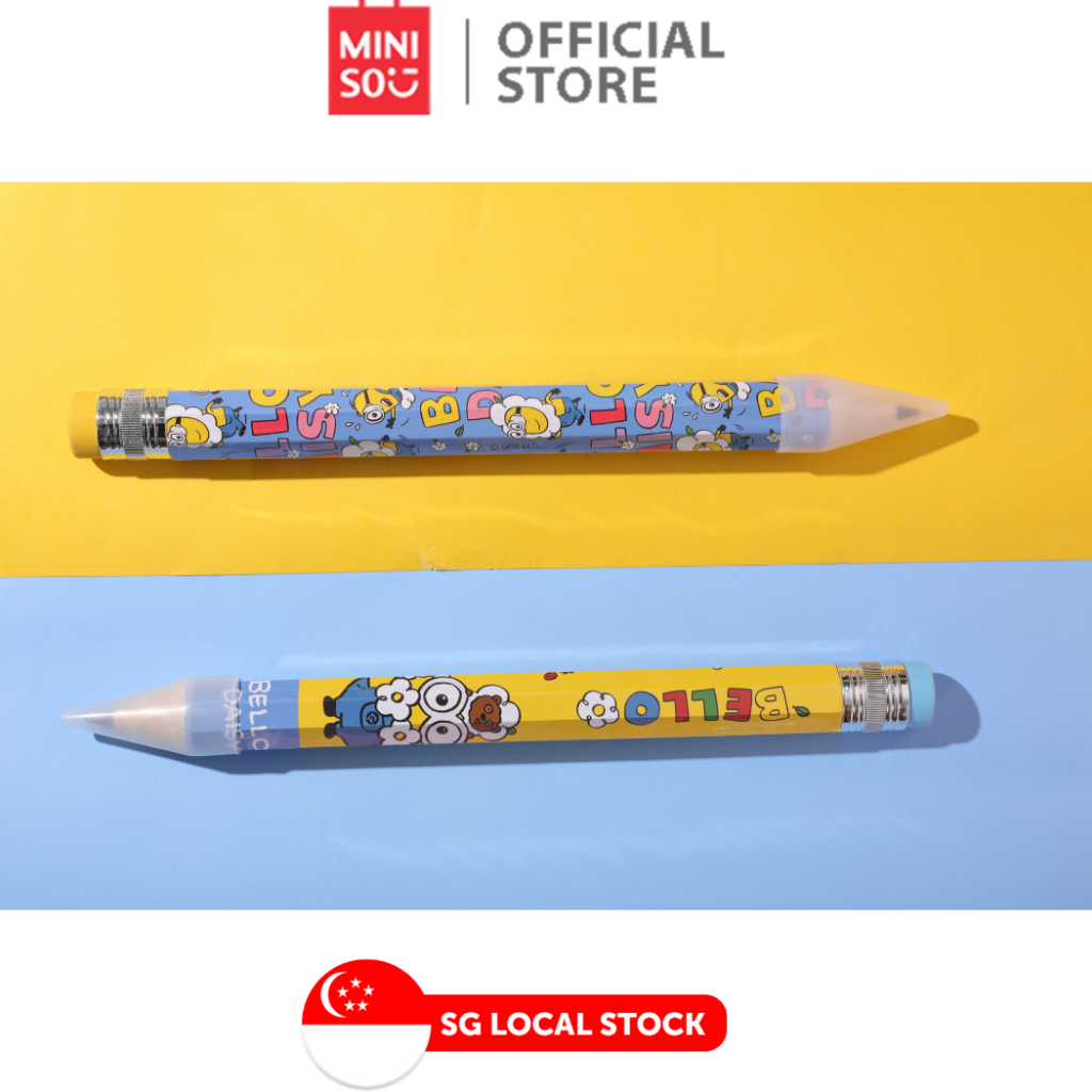 Miniso Daisy Minions Collection Big Pencil (2 Assorted Models)/Fun ...